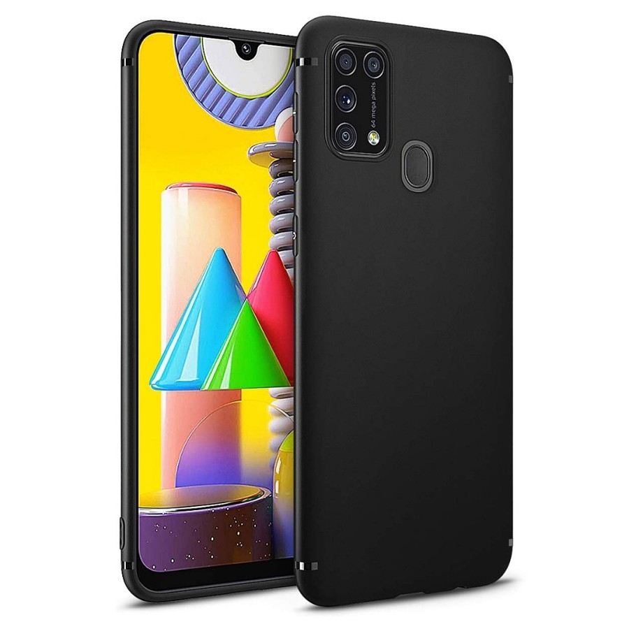 Jual CASE SAMSUNG M30S M21 M31 M51 PREMIUM SLIM MATTE CASE SOFT BLACK ...