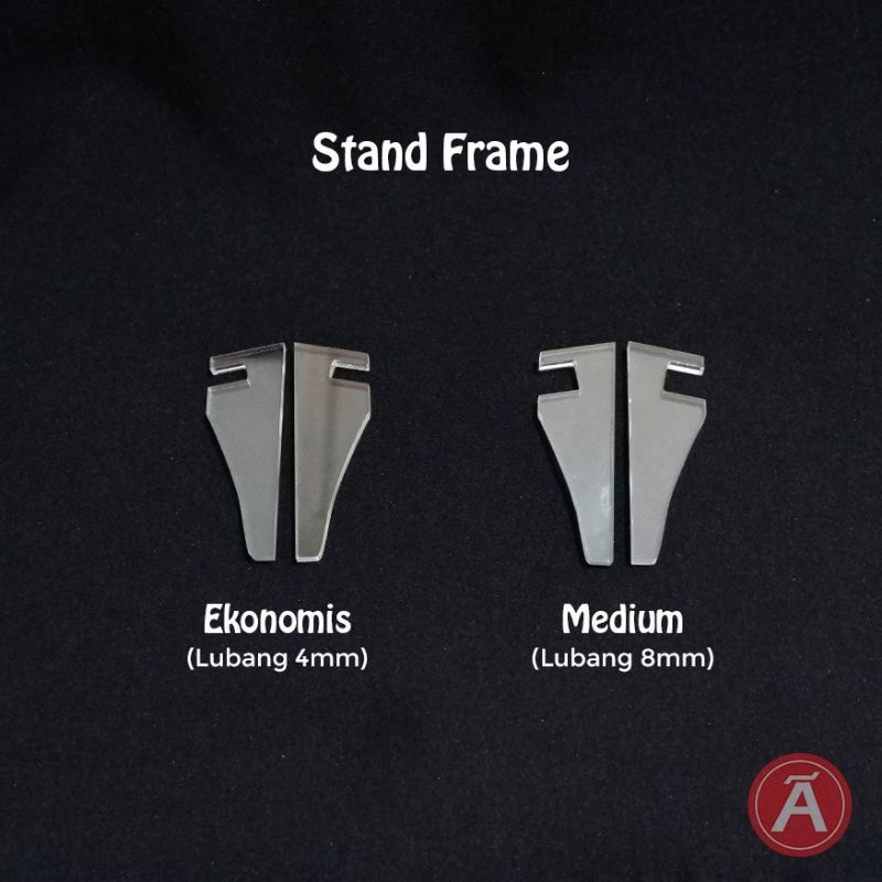 Jual Stand Frame Acrylic 2R 3R 4R 5R 6R Kaki Penyangga Bingkai PC MPC ...
