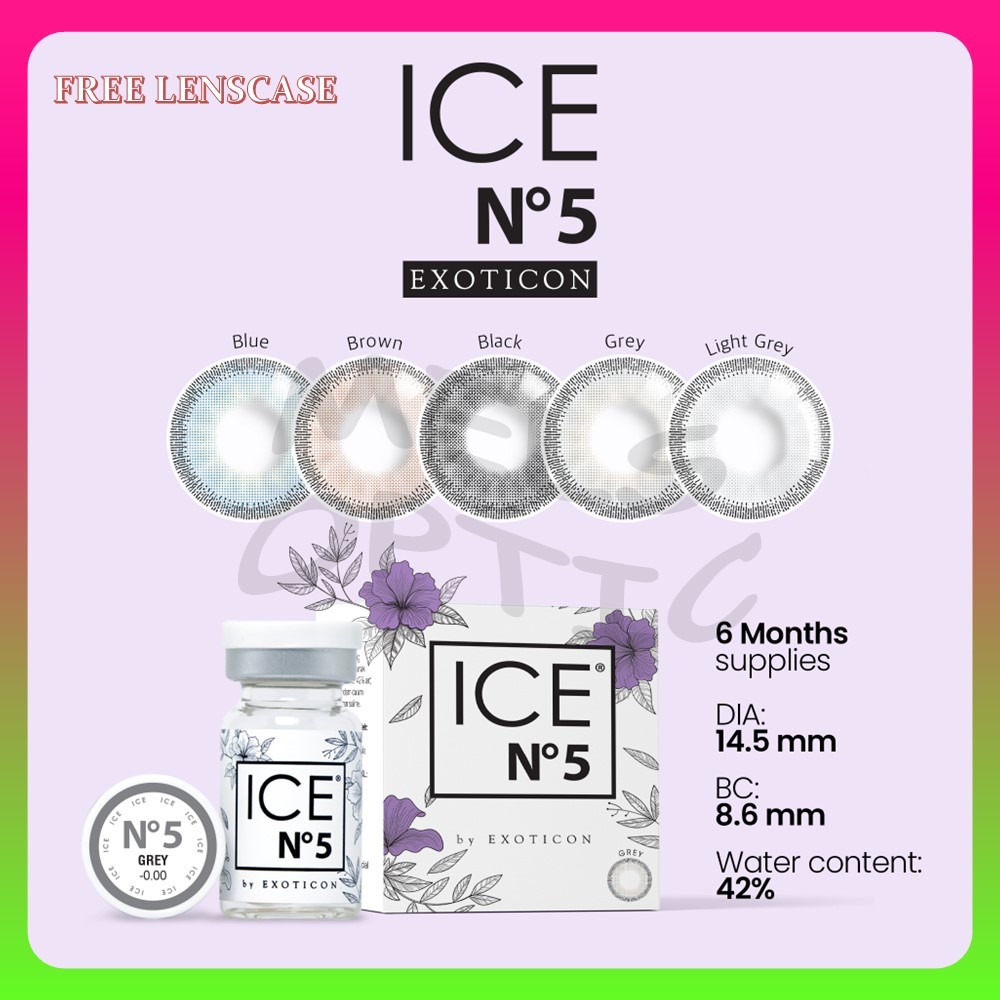 Jual Softlens ICE N5 By Exoticon (Normal dan Minus (-0.50 s/d -6.00 ...