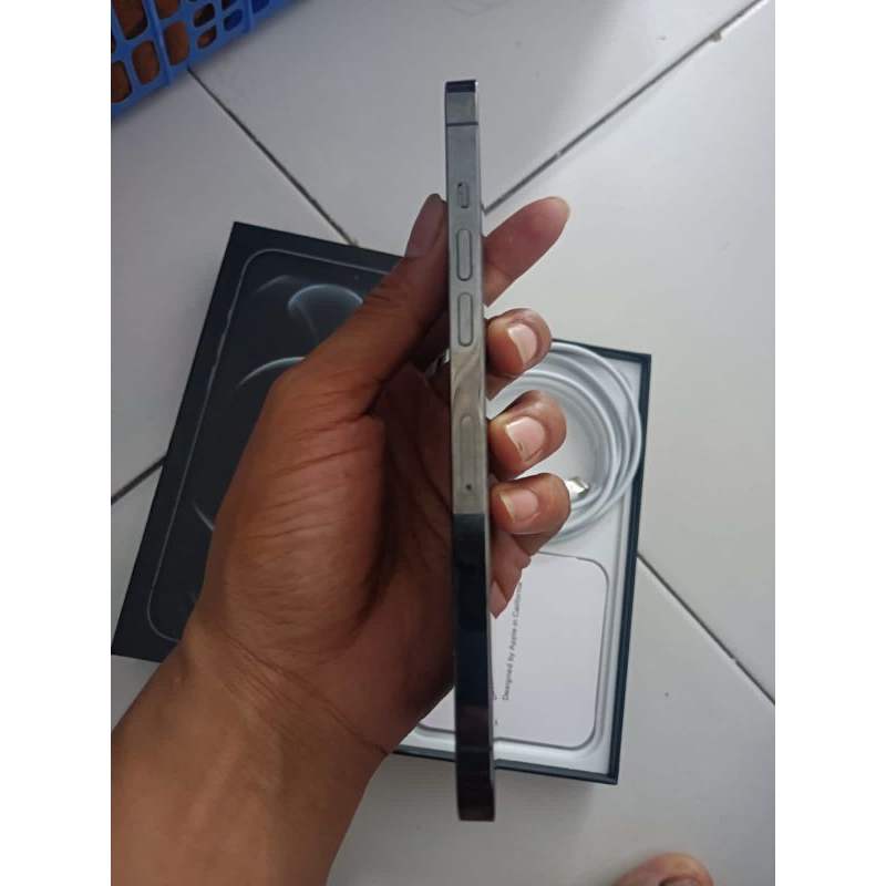 Jual iPhone 12 promax 256 GB ( inter ) fulset | Shopee Indonesia