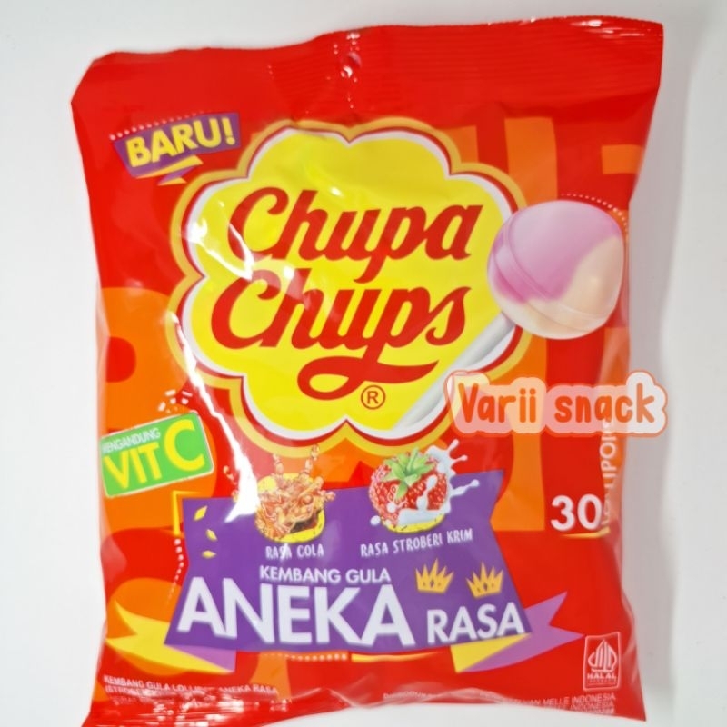 Jual Chupa Chups Refil Permen Lolly Pop Kembang Gula Aneka Rasa 1 Pak ...
