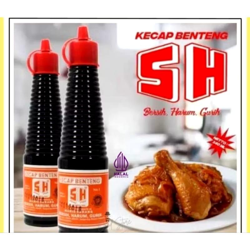 Jual Kecap Manis Sedang SH Benteng Botol Plastik 140ml | Shopee Indonesia