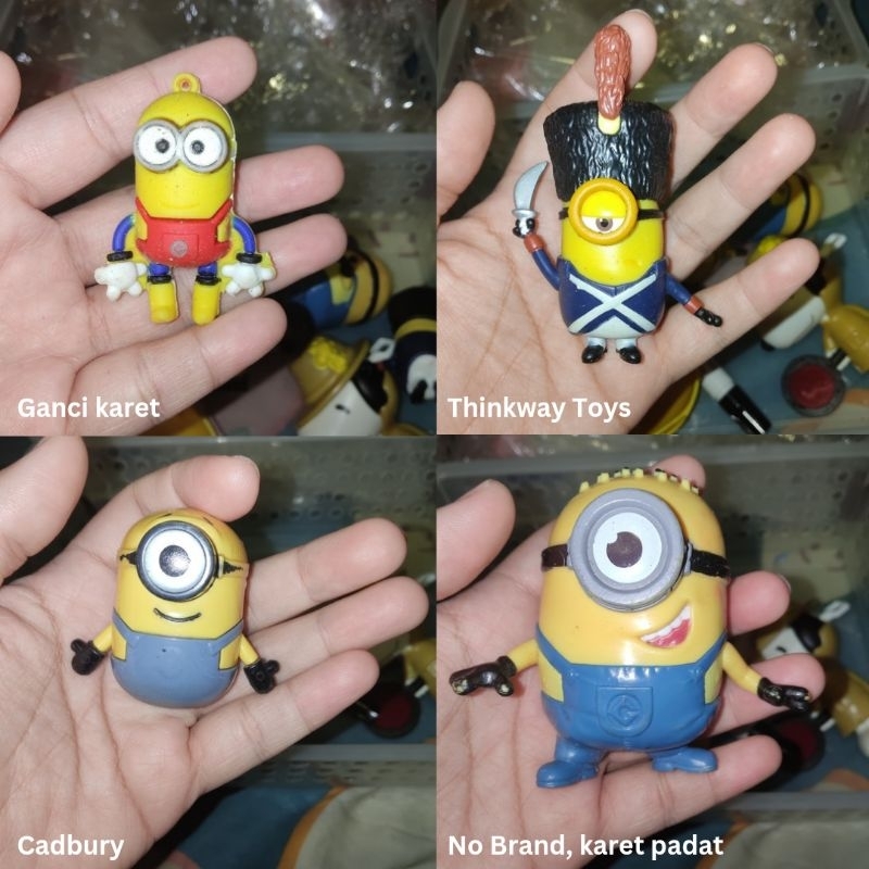 Jual Minion Bukan Happy Meal - Cadbury, Thinkway Toys, Rubber Minion ...