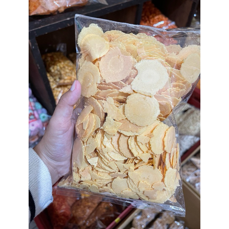 Jual Opak Dolar Manis 1Kg / Opak Dolar Bulat / Kue Dollar Simping Manis ...