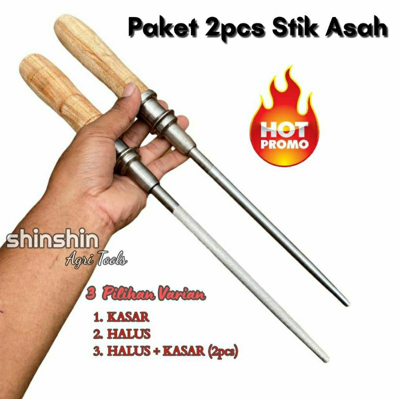 Jual Paket 2 Stik Asah Dan Varian Kasar Dan Halus (Bisa Ecer ...