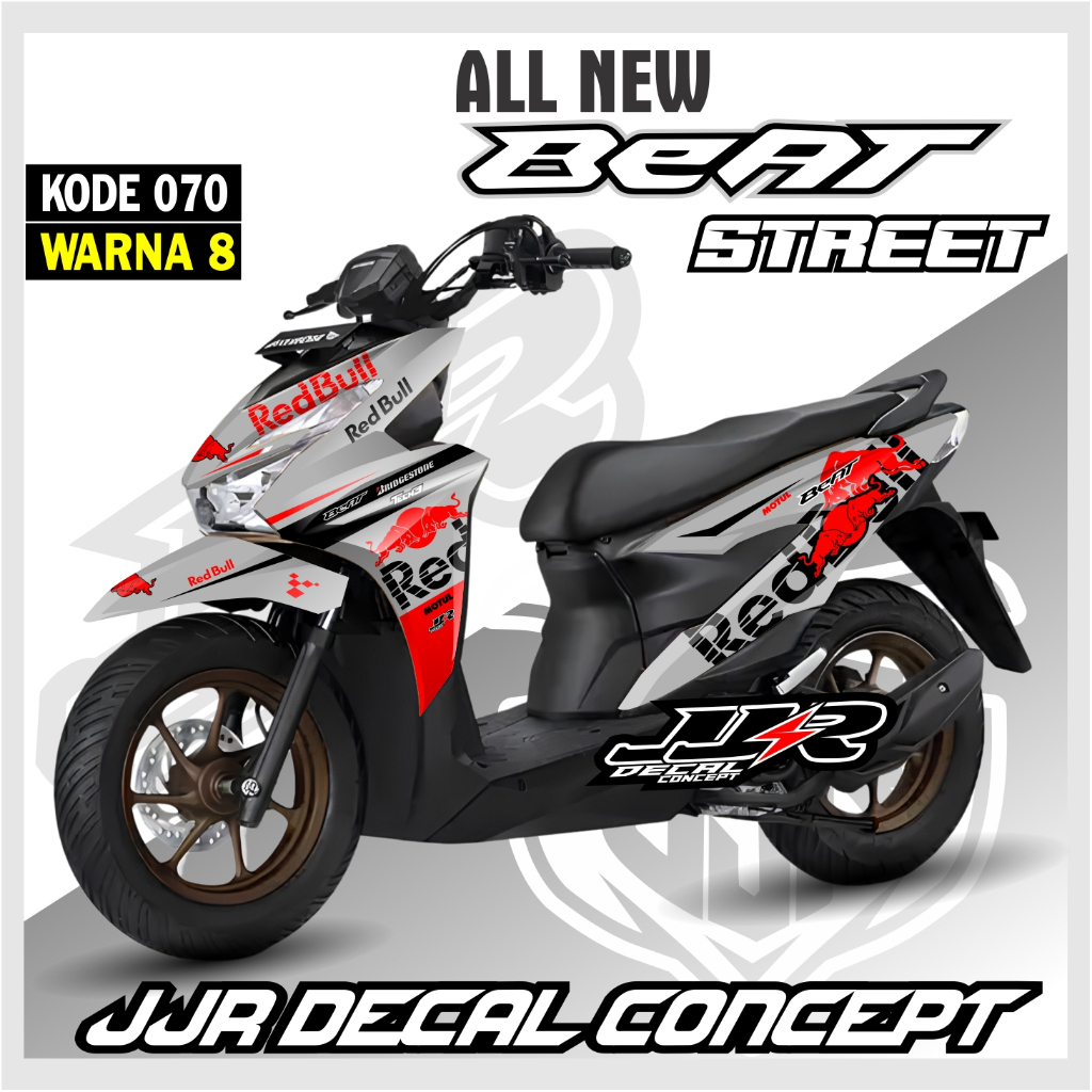 Jual STIKER ALL NEW BEAT STREET 2024-2025 MOTIF 070 STIKER FULL BODY ...