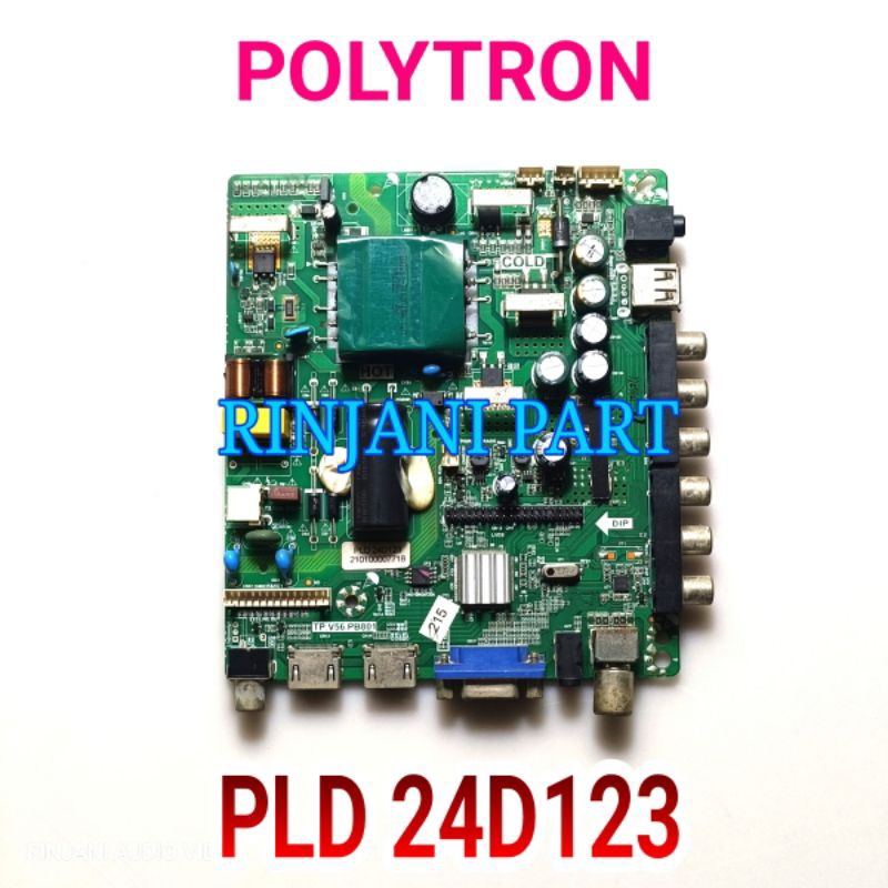 Jual MAINBOARD TV LED POLYTRON PLD 24D123 MB PLD24D123 TP.V56.PB801 | Shopee Indonesia