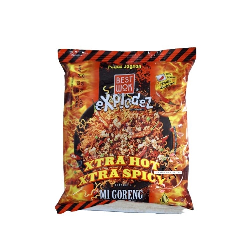 Jual Best WokMie Goreng Exploded Xtra Hot Xtra Spicy | Shopee Indonesia