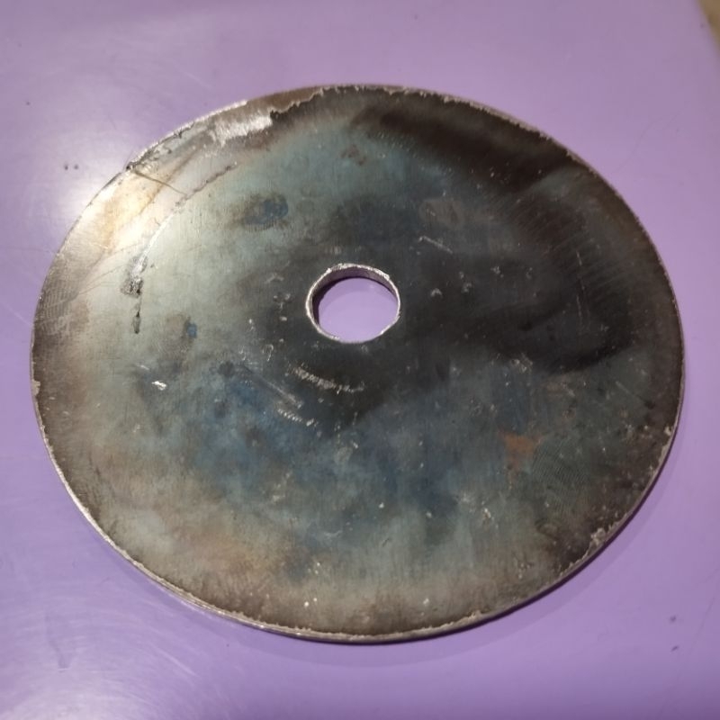 Jual Plat besi 6mm x dia. 150mm x lubang 3/4" | Shopee Indonesia