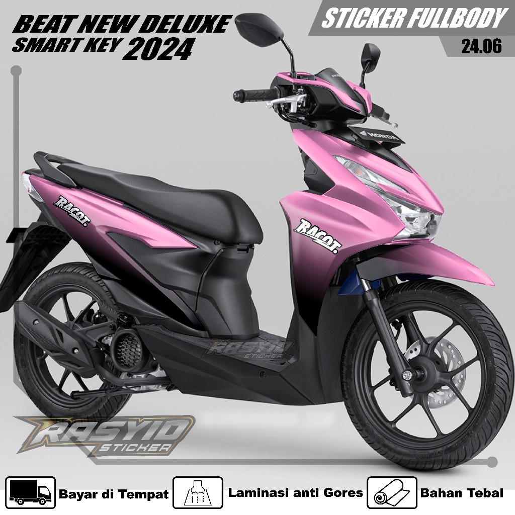 Jual COD Sticker Decal Full Body Honda Beat Remot Beat CBS New Deluxe ...
