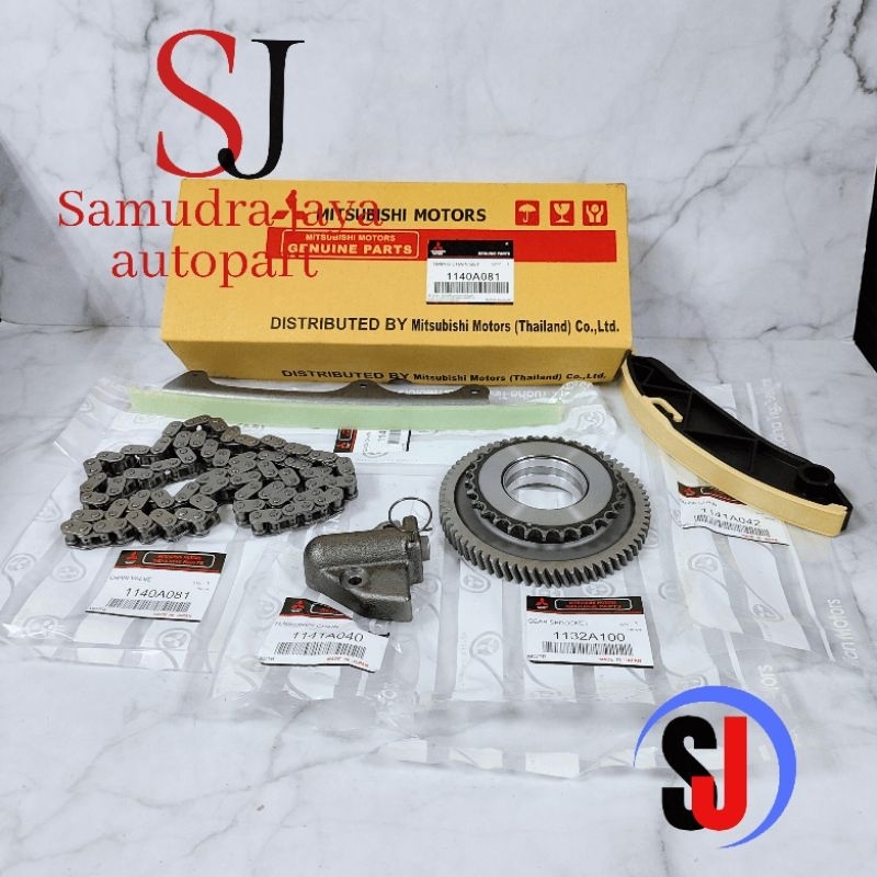 Jual TIMING CHAIN KIT SET RANTAI KETENG SET GEAR TIMING SET MITSUBISHI ...