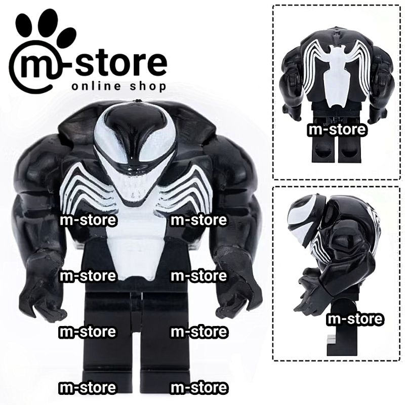 Jual brick venom comic block mini toy figure | Shopee Indonesia