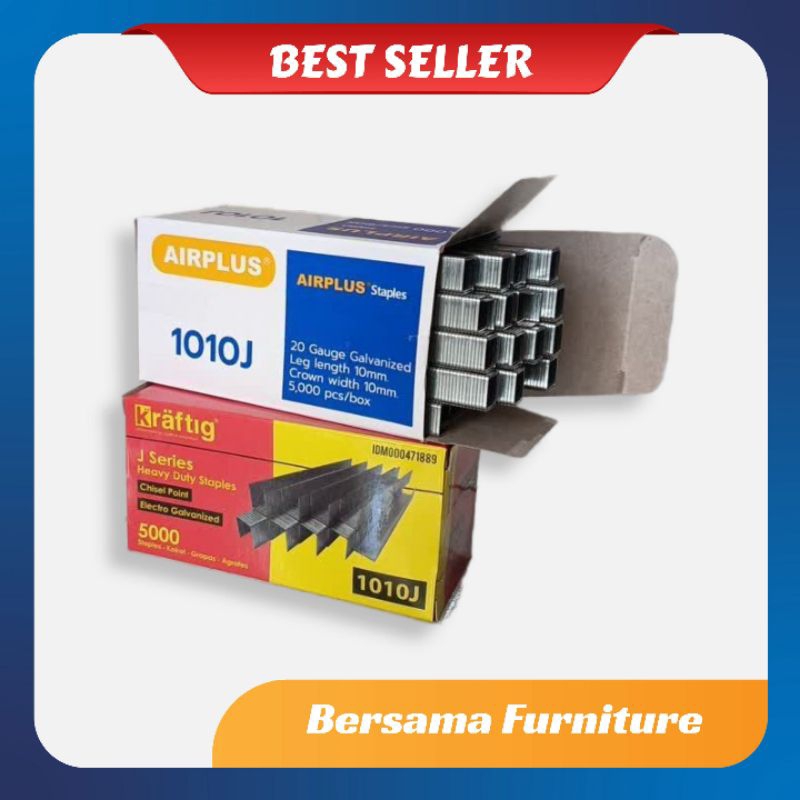 Jual Isi Staples tembak KRAFTIG AIRPLUS AIRTECH 1010J / Refil Staples ...