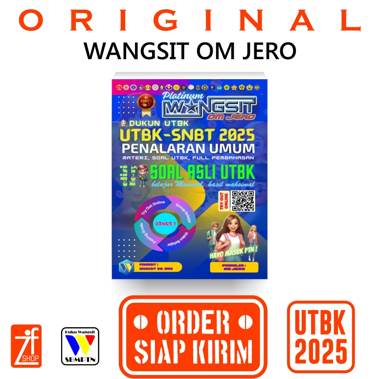 Jual Buku Wangsit Om Jero UTBK SNBT 2025 - PENALARAN UMUM & POTENSI ...
