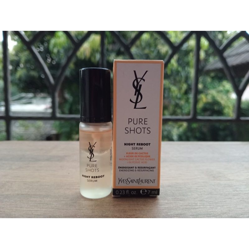Jual Ysl Pure Shots Night Reboot Serum 7ml | Shopee Indonesia