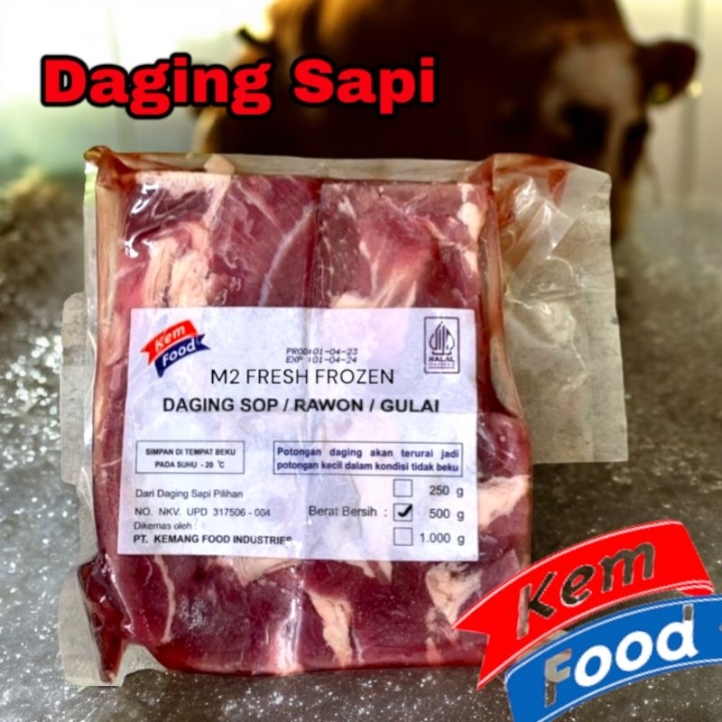 Jual Daging Sop | Rawon | Gulai Kemfood 500g | Shopee Indonesia