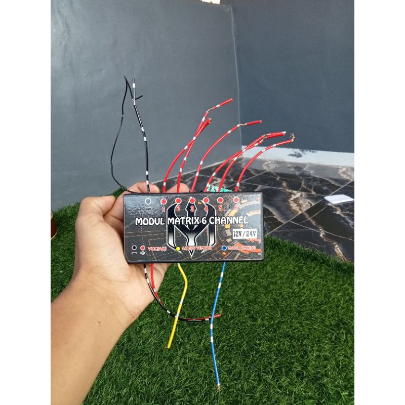Jual modul matrix ala ala 6 ch bisa 12 volt bisa 24 volt wat besar ...