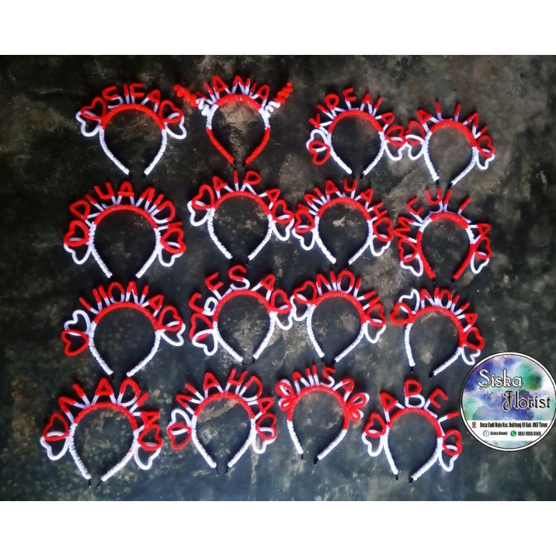 Jual bando custom nama 17 agustus/hari kemerdekaan | Shopee Indonesia