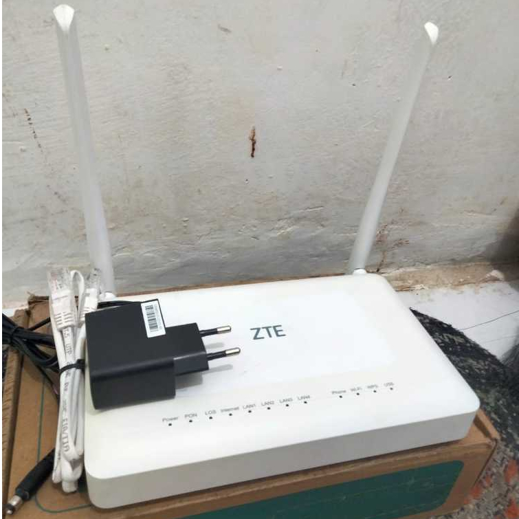 Jual ZTE F670L ROUTER GPON ONT Wi-Fi Dual-Band Port Biru Mulus | Shopee ...