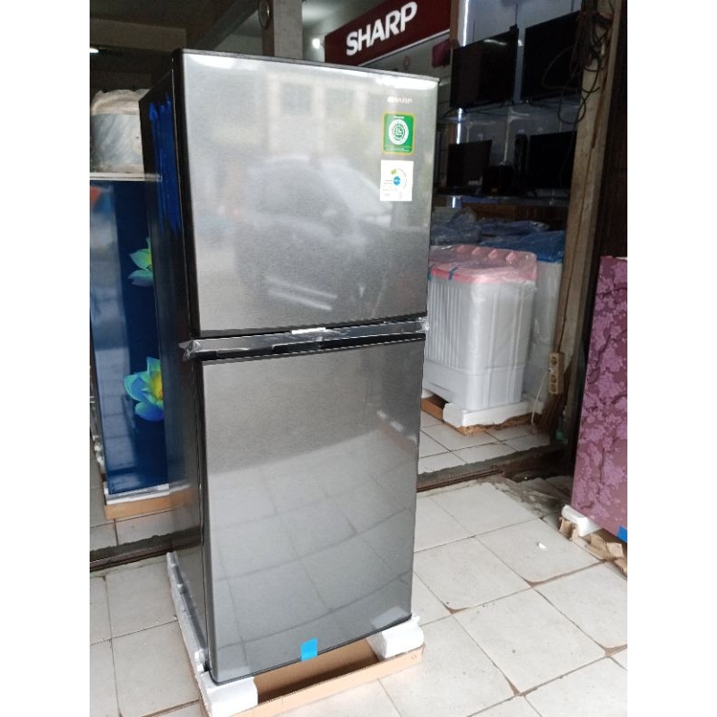 Jual KULKAS SHARP 2 PINTU SJ-236-MNHS GARANSI RESMI SHARP 236MNHS ...