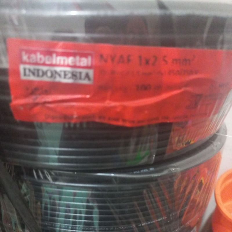 Jual kabel nyaf 2.5mm @50mtr, merek metal | Shopee Indonesia