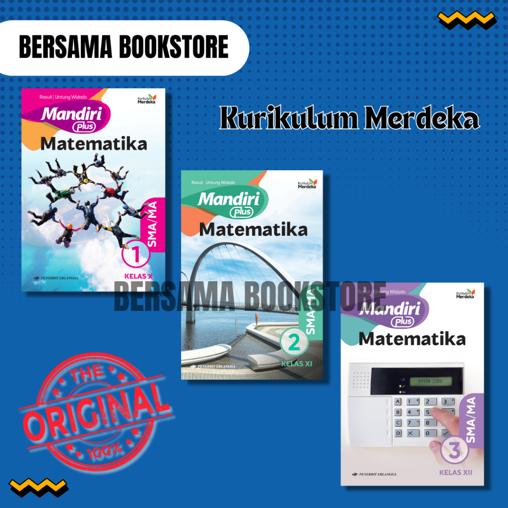 Jual BUKU ERLANGGA SMA MANDIRI PLUS MATEMATIKA KELAS 10,11,12 KURIKULUM MERDEKA | Shopee Indonesia