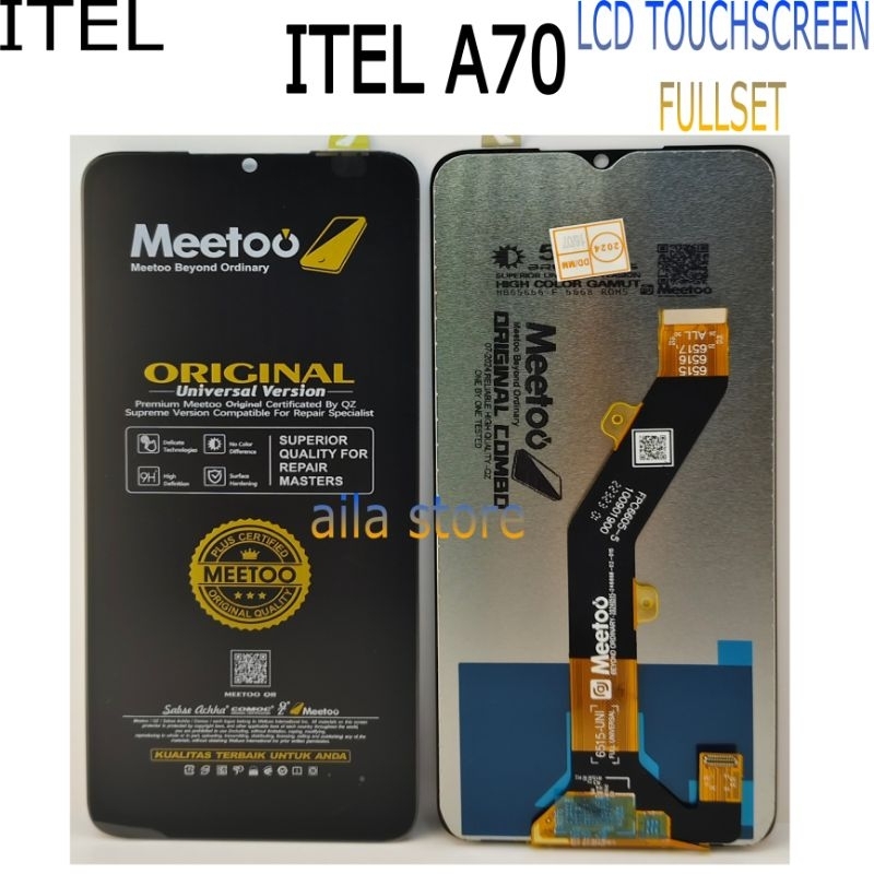 Jual LCD TOUCHSCREEN ITEL A70 ORIGINAL MEETOO FULLSET | Shopee Indonesia
