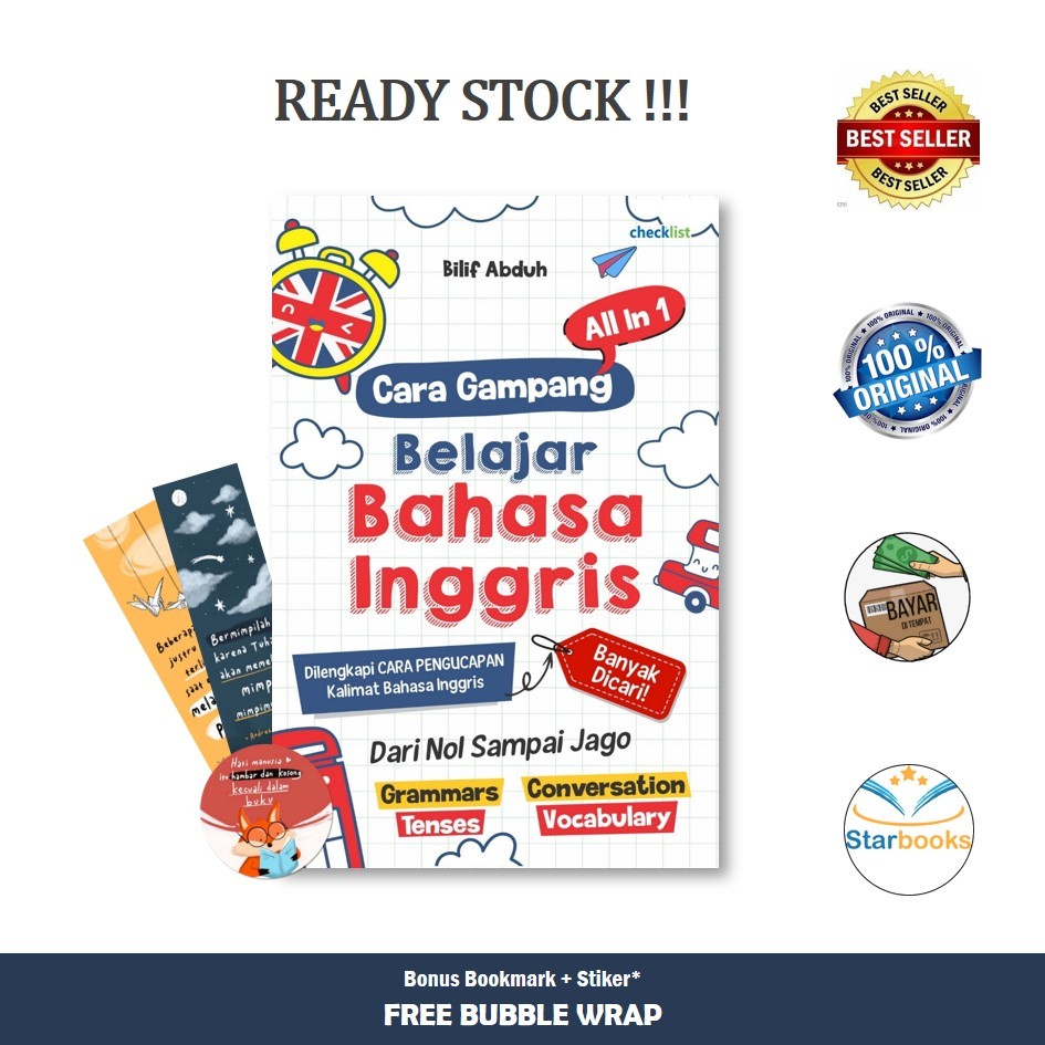 Jual Checklist - Buku Cara Gampang Belajar Bahasa Inggris All In 1 ...