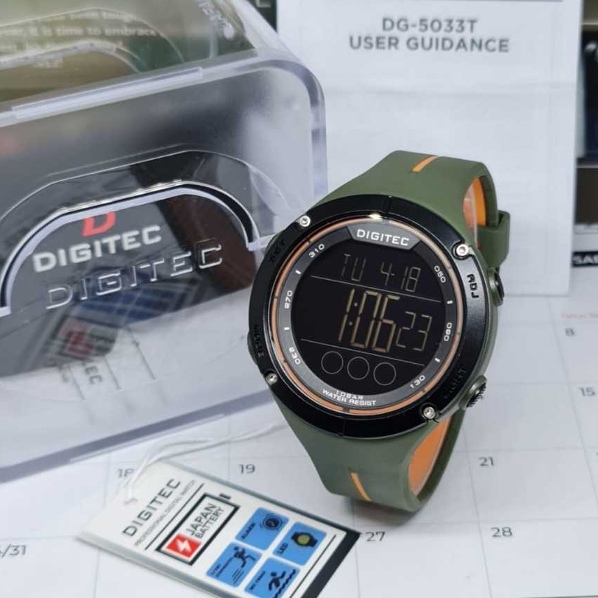 Jual Jam Tangan Pria DIGITEC 5033 Digital Original Sporty | Shopee ...
