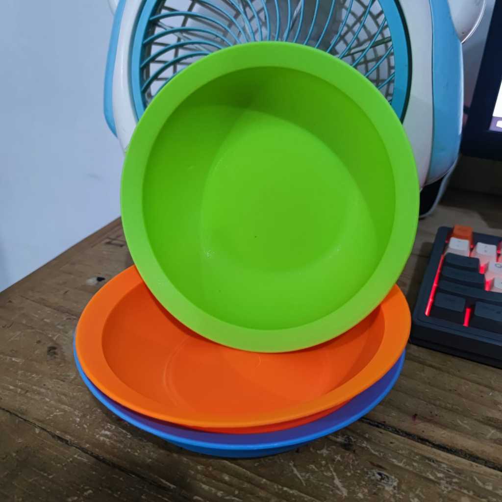 Jual OBRAL !! 3 PCS PIRING MANGKOK PLASTIK TEBAL FROSCA UKURAN M PIRING ...