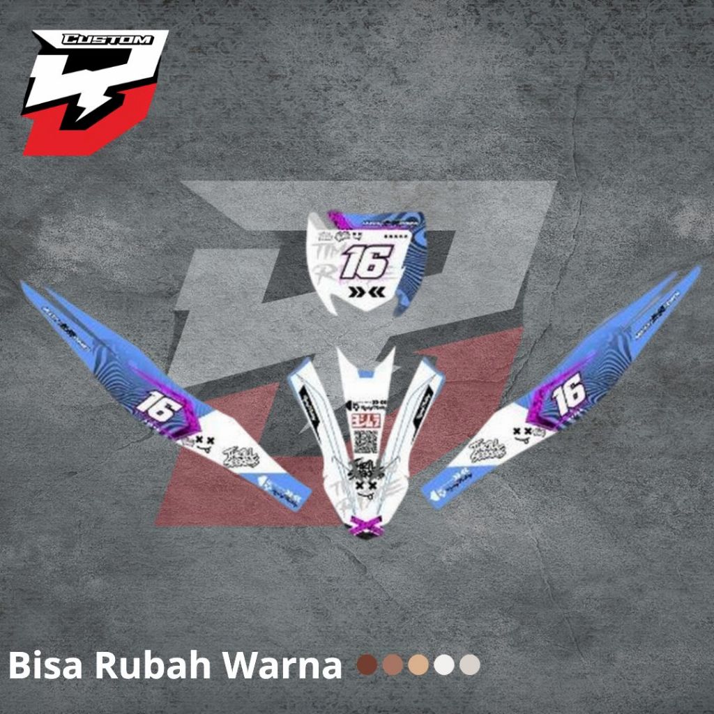 Jual DECAL RBT BODY JUPITER YAMAHA VEGA NEW FULL BODY DECAL STICKER ...