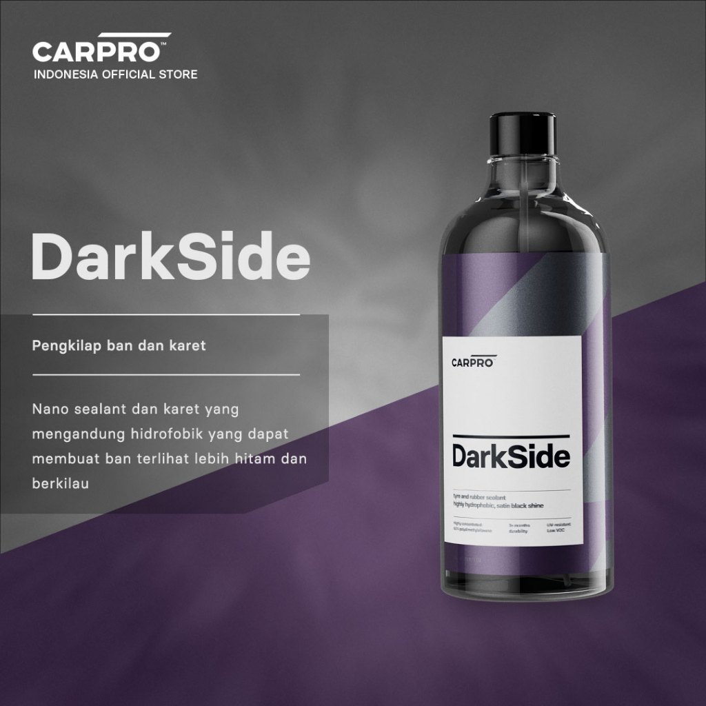 Jual CARPRO DarkSide (1 Liter) - Sealant Ban dan Karet Motor Mobil | Shopee Indonesia