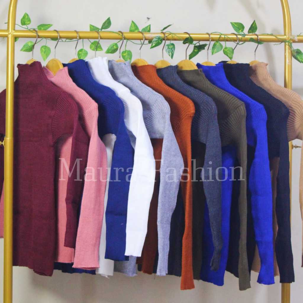 Jual Inner Rajut Maura Hijab Baju Daleman Turtleneck Knit Manset ...