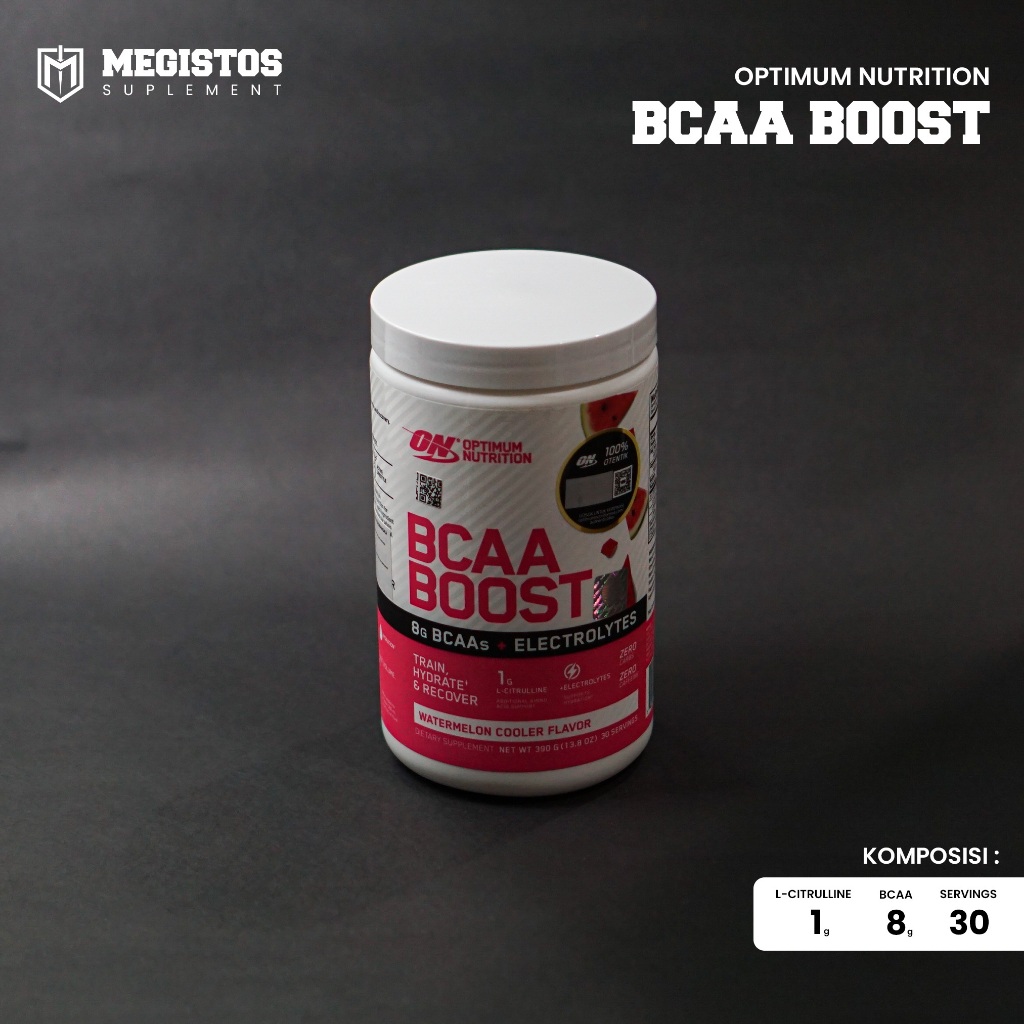 Jual ON Optimum Nutrition BCAA Boost 30 Serving Electrolytes Bcaa ...