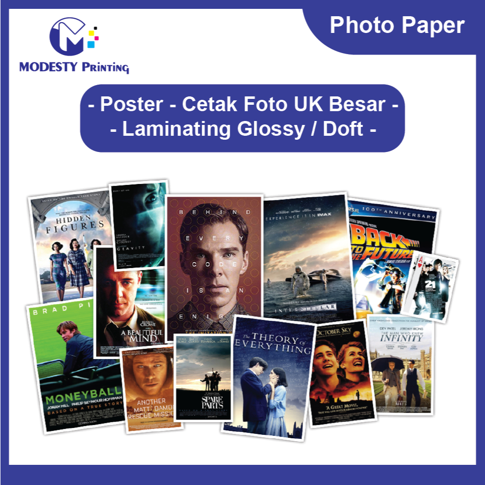 Jual CETAK POSTER / PHOTO PAPER / PHOTO UKURAN BESAR / CUSTOM / FREE ...