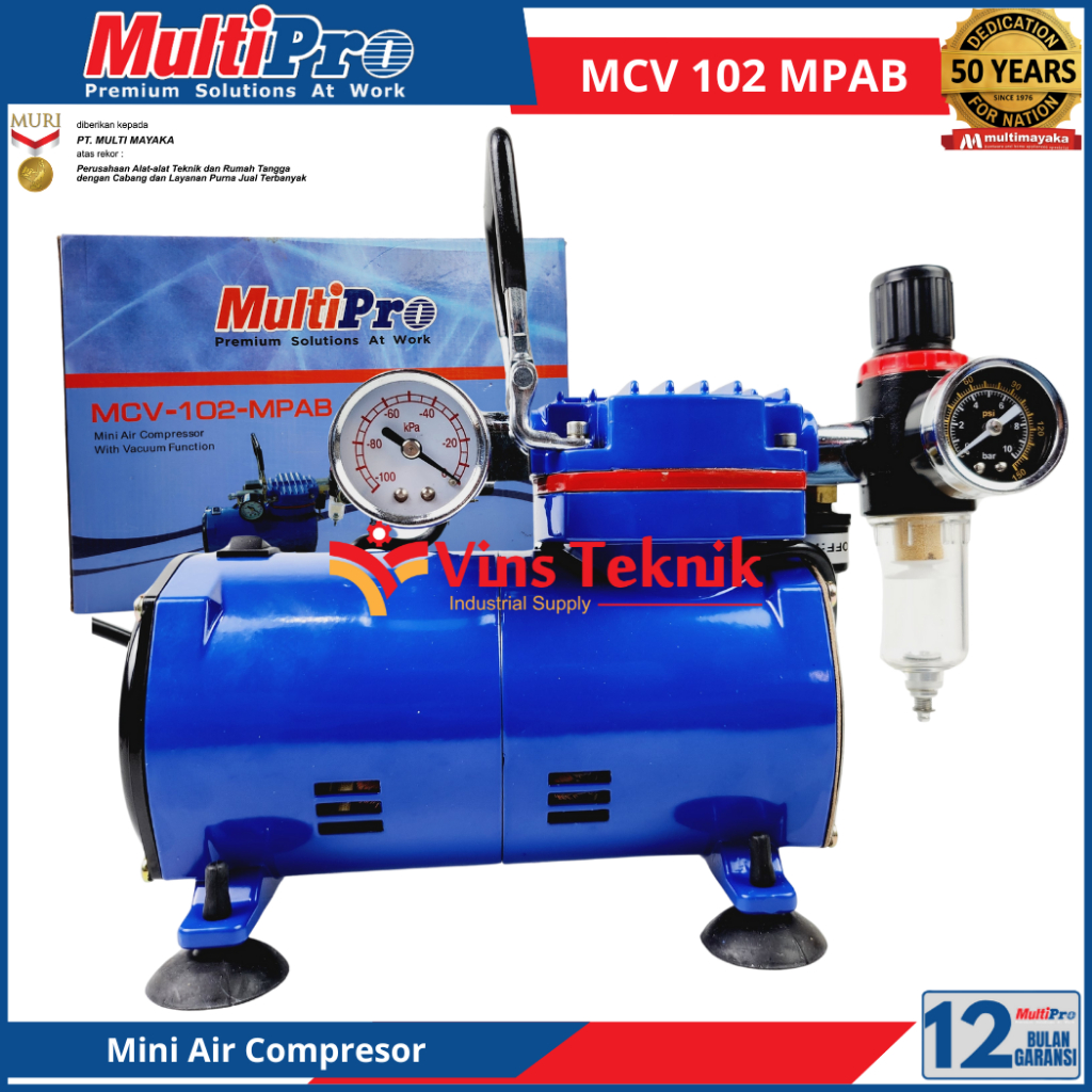 Jual Multipro MCV102MPAB Mesin Kompresor Mini Air Compresor Air Brush ...