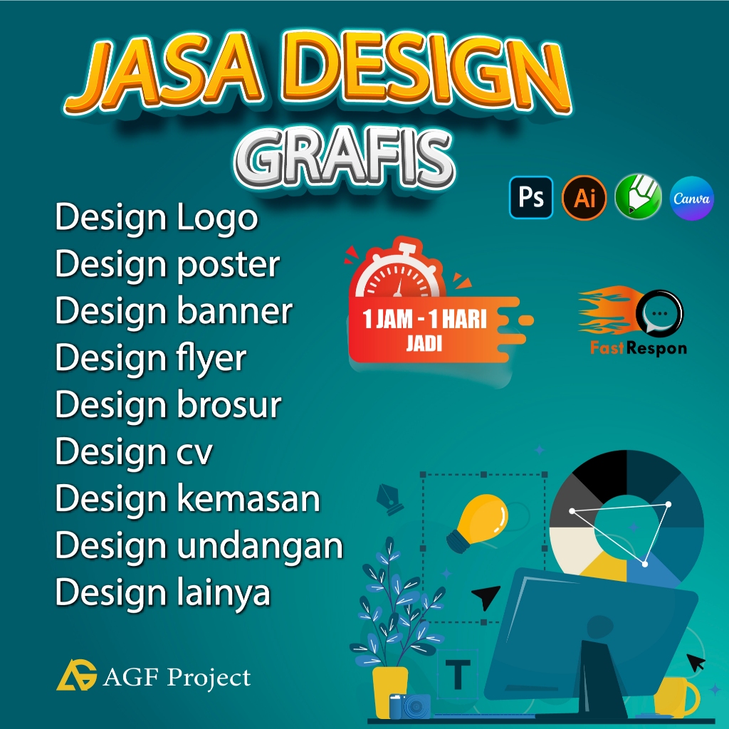 Jual JASA DESAIN PROFESIONAL CEPAT, LOGO, BANNER,SPANDUK, SERAGAM ...