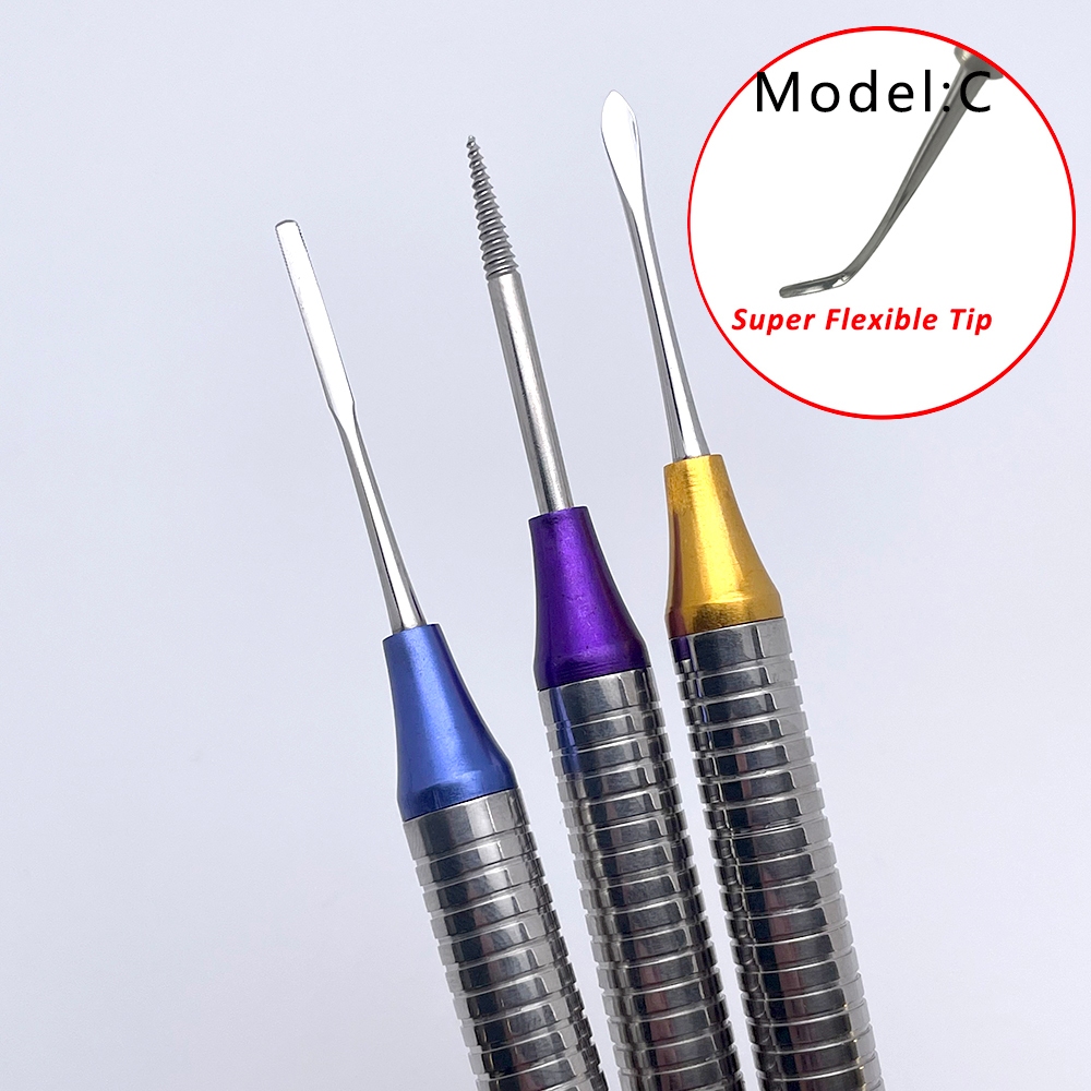 Jual Dental Flex Periotome Power Teeth Extraction Set Tooth Extractor ...