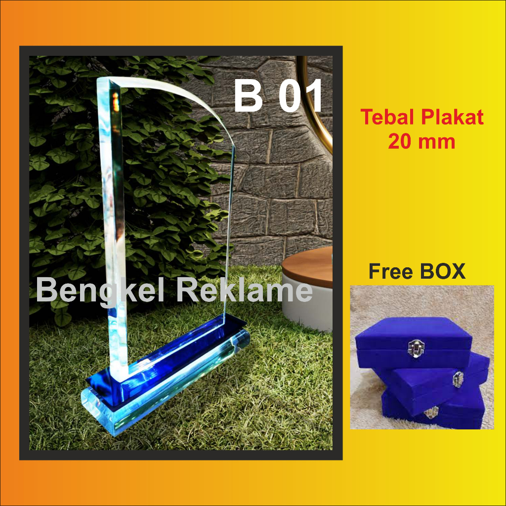 Jual Plakat Bevel - Plakat Kristal Akrilik - Plakat Diamond - Plakat ...