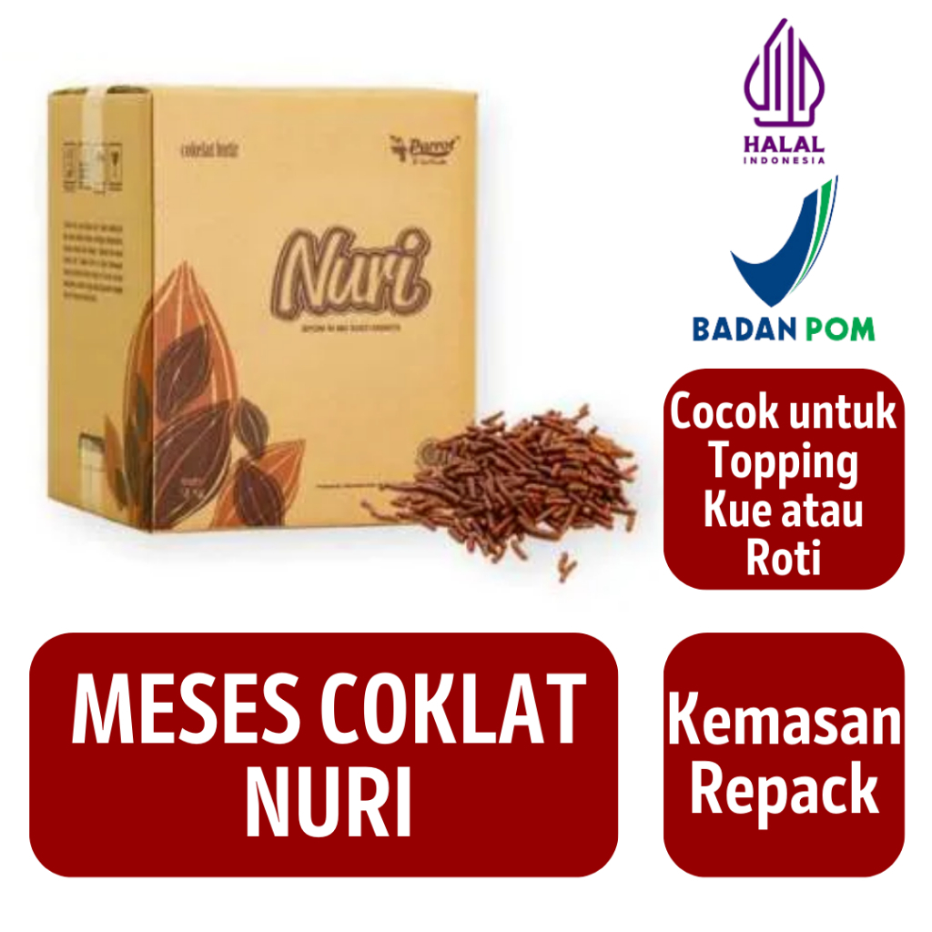 Jual Meses Nuri Coklat Kemasan Repack | Shopee Indonesia