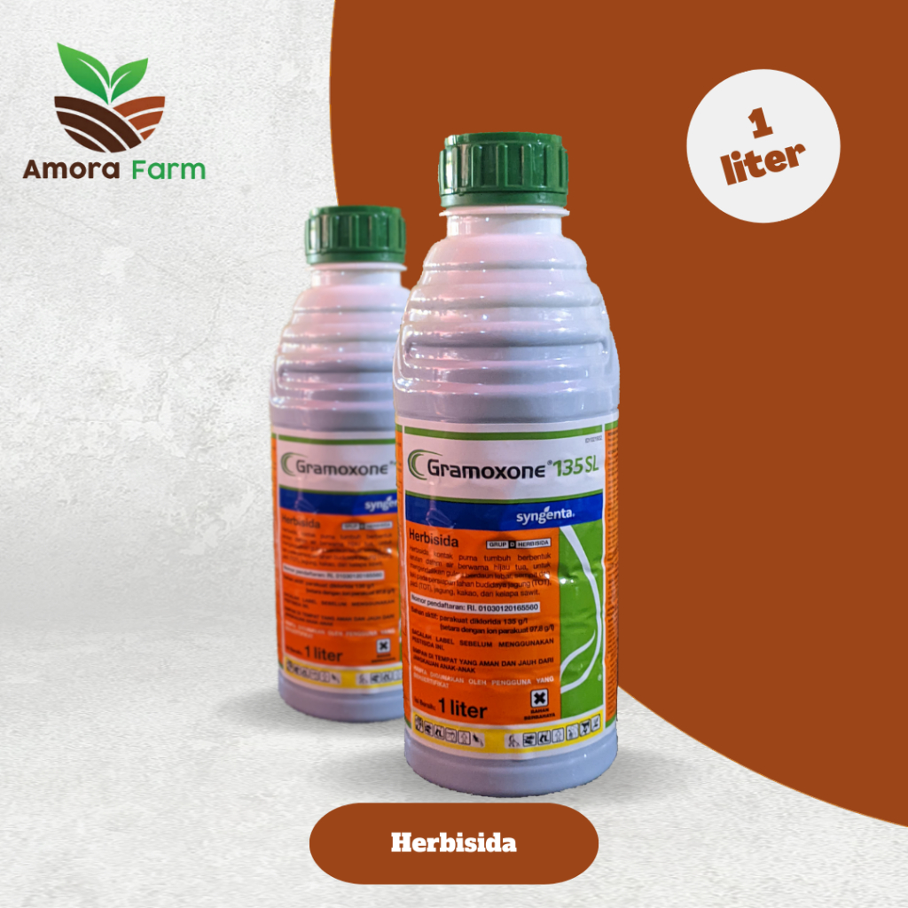 Jual Herbisida Gramoxone 135 SL Isi 1 Liter Obat Pembasmi Rumput Liar ...