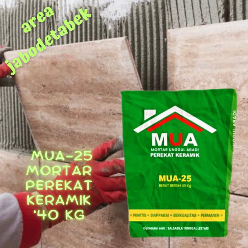 Jual Mortar Perekat keramik *granit *batu alam ^40 kg | Shopee Indonesia