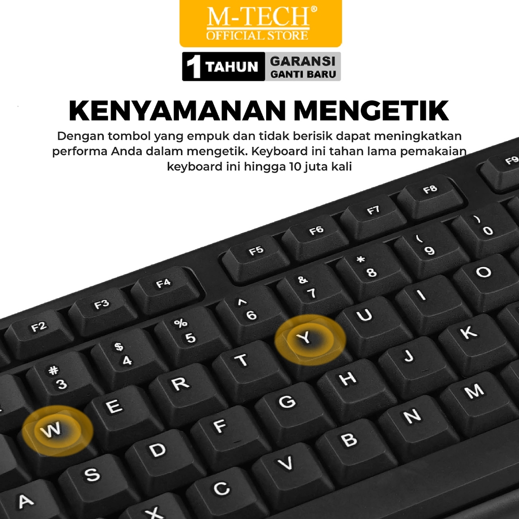 Jual MTECH Keyboard USB Standar for PC Laptop Android Hitam | Shopee ...