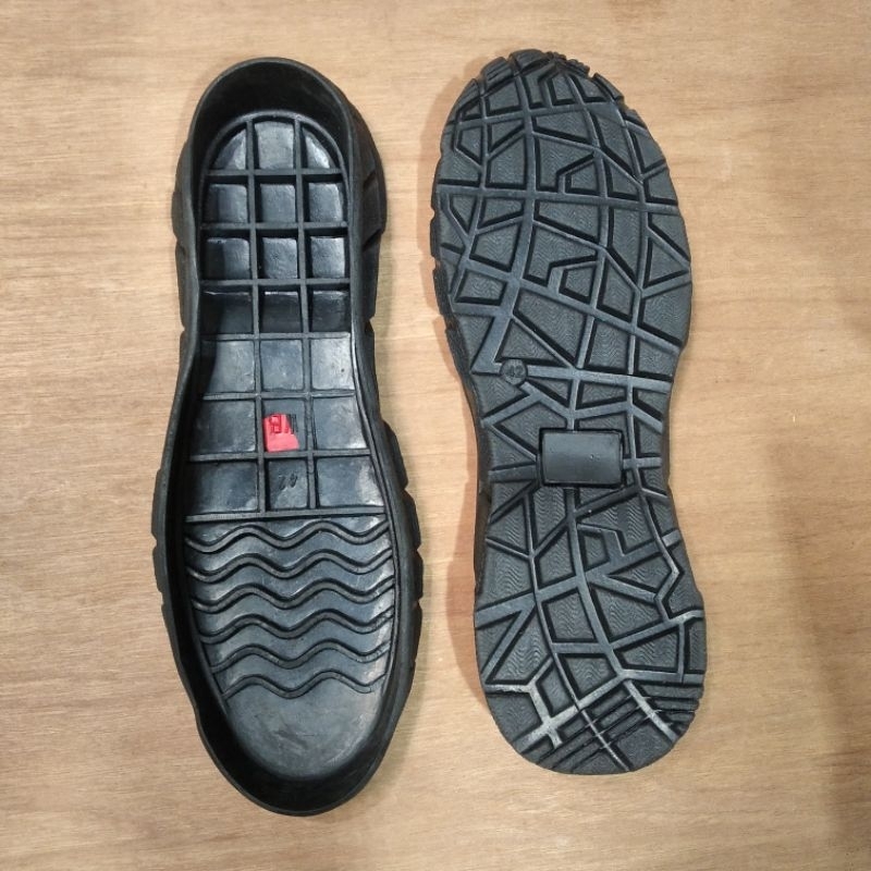 Jual Sol Alas Bawah Boots Karet PDL Safety King Warna Hitam Sol Sepatu ...