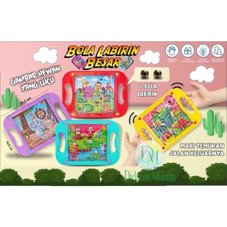Jual Mainan montessori anak edukasi maze games labirin SS1717 | Shopee ...