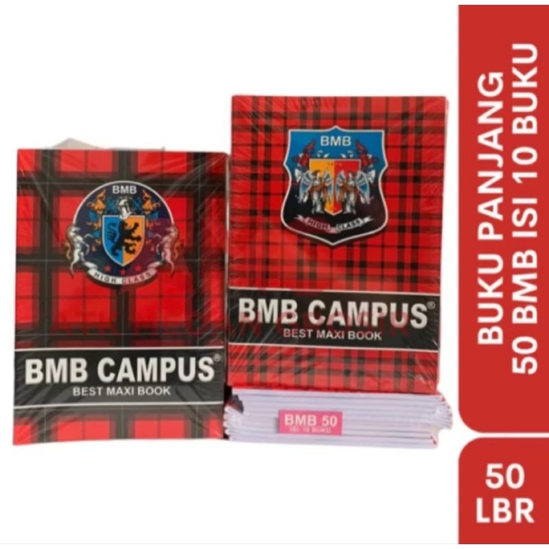 Jual Buku Tulis BMB 50 Lbr (per pak 10 buku) | Shopee Indonesia