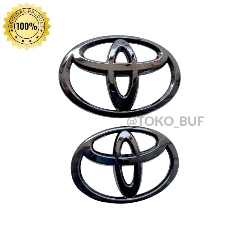 Jual Emblem Logo Toyota Avanza 2017-2022 all New Veloz Hitam Glossy ...