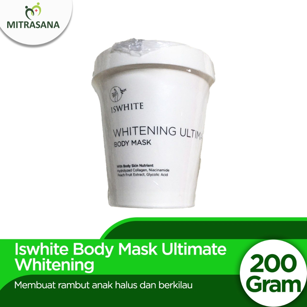 Jual ISWHITE Masker Badan (Body Mask Brightening Ultimate) - Pencerah ...