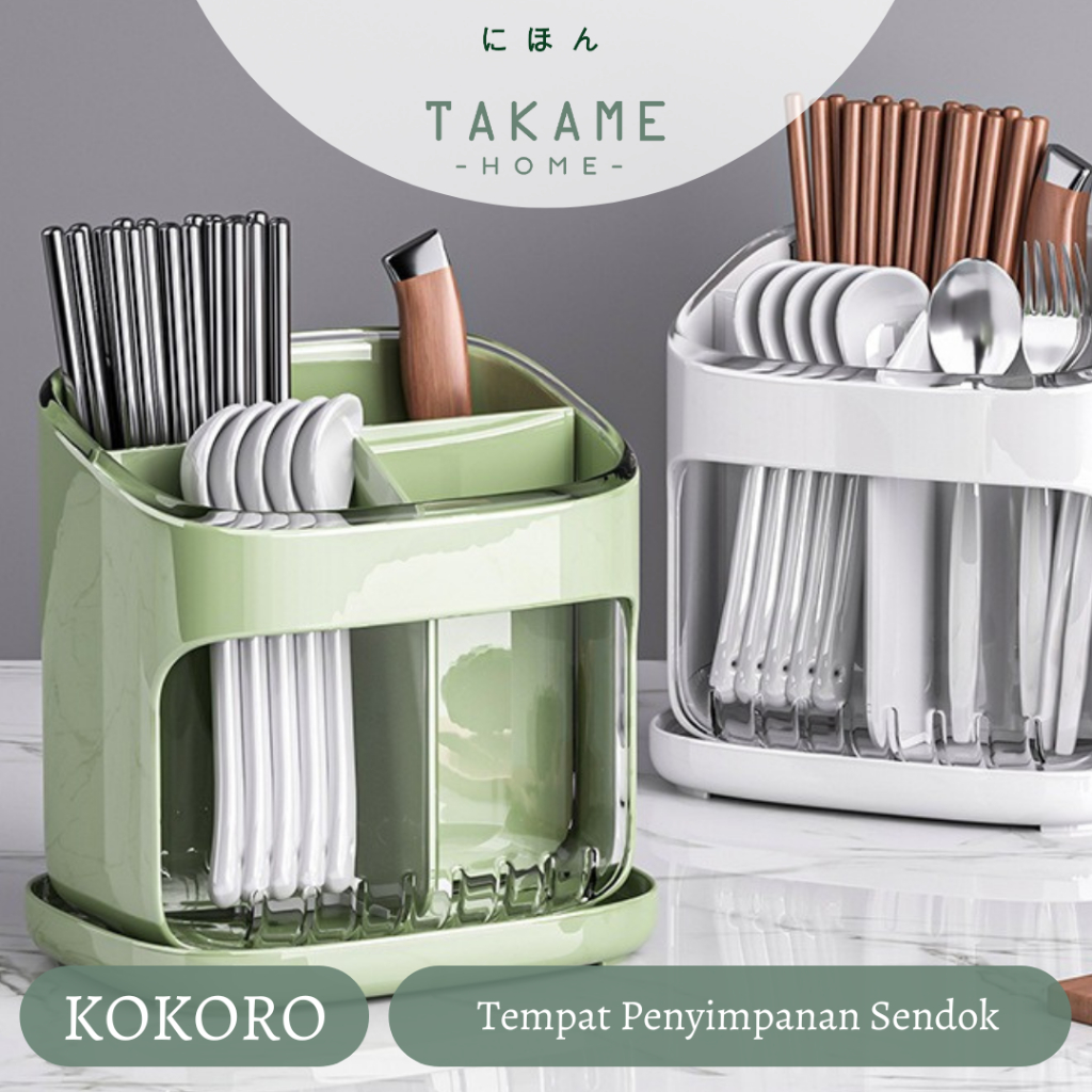 Jual |TAKAME| KOKORO Tempat Sendok Garpu Perapi Sendok Minimalis ...
