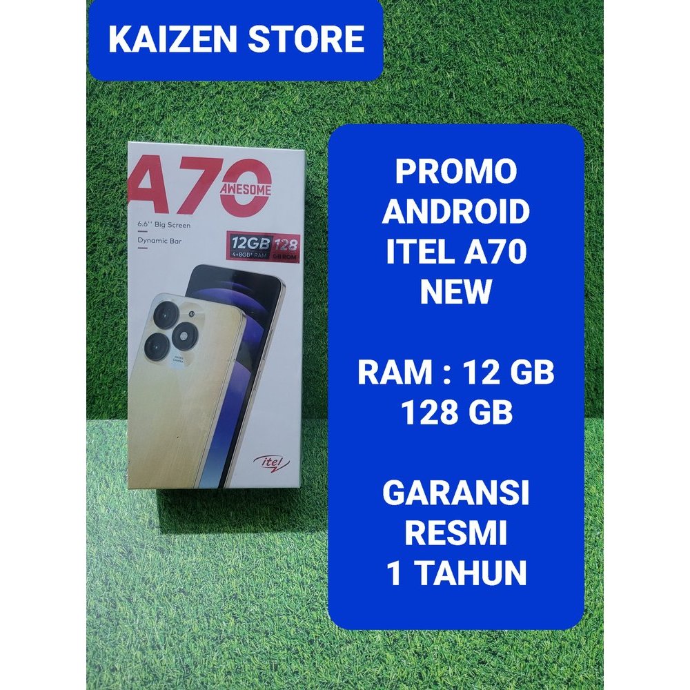 Jual ITEL A70 RAM 12 GB MEMORI 128 GB ANDROID RAM BESAR GARANSI 1 TAHUN ...